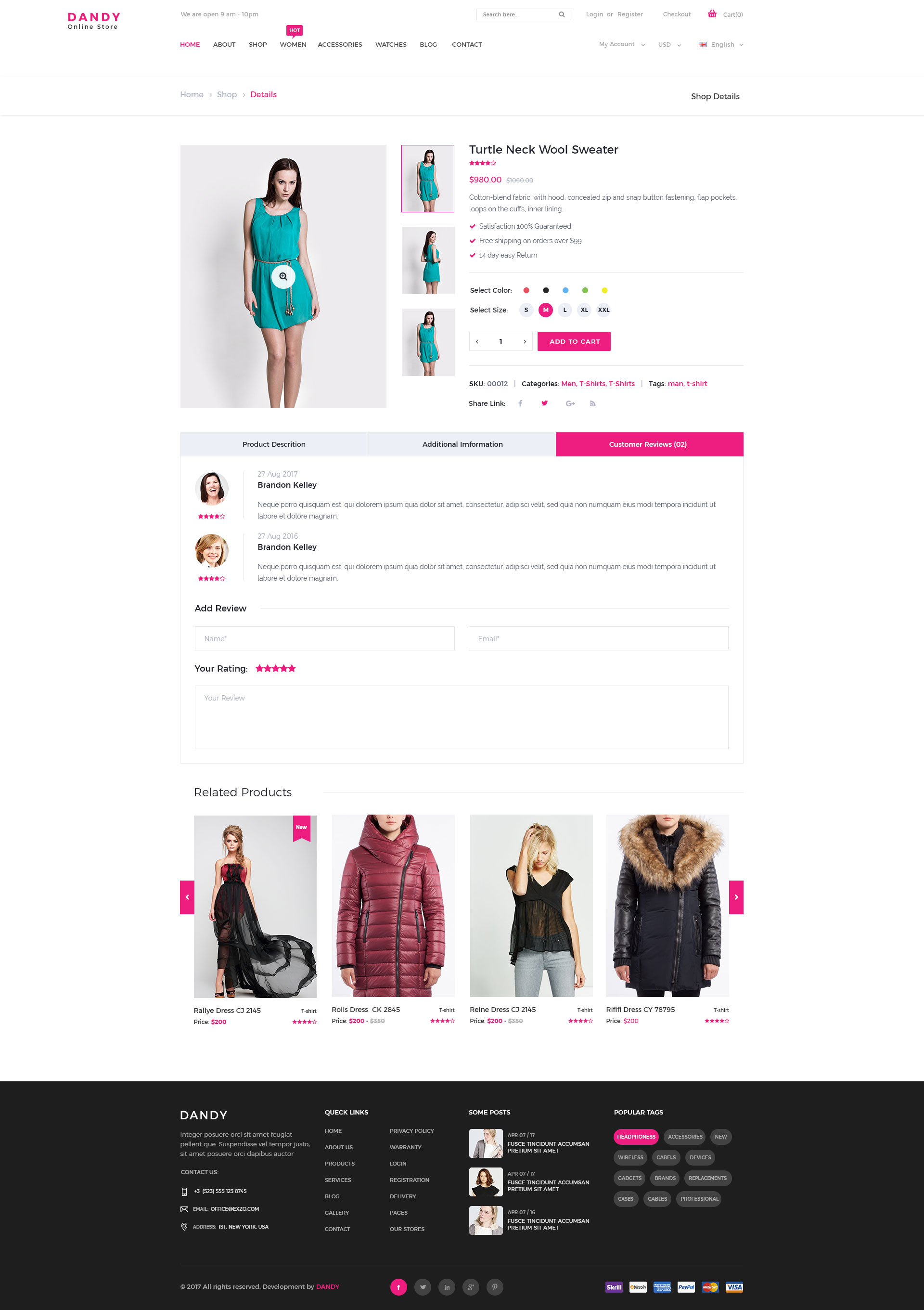 DANDY - Multi-Purpose eCommerce PSD Template by DuezaThemes | ThemeForest